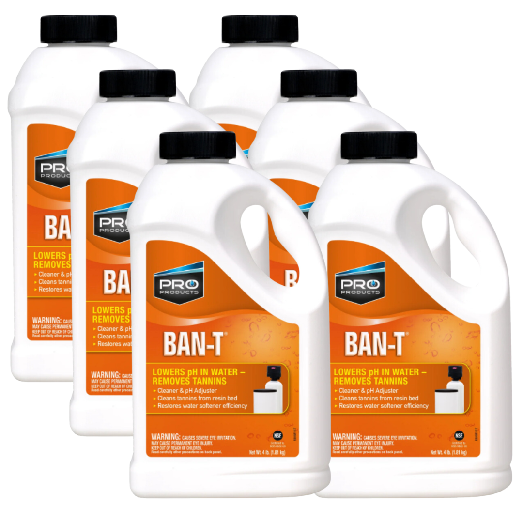Ban-T Alkaline Water Neutralizer and Tannin Remover (4 lb Bottle - 6 p ...