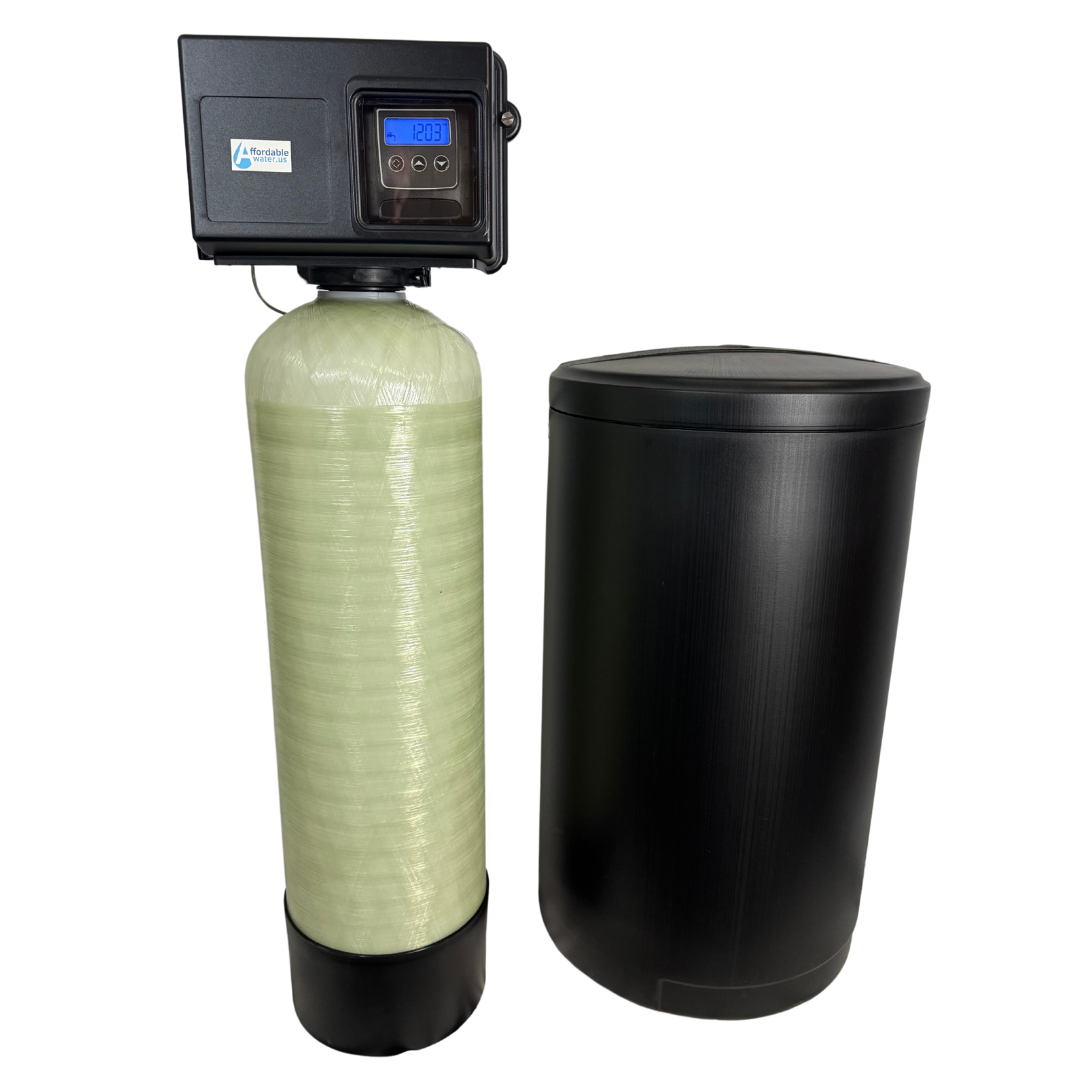 Fleck 2510SXT SHORTY Compact Digital Metered 32,000 Grain Water Soften ...