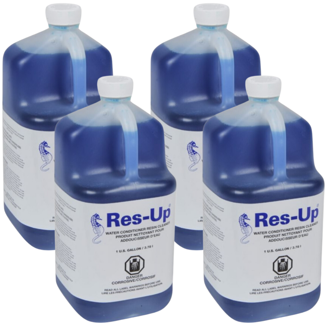 Res-Up Water Softener Cleaner (4x One Gallon Bottles) — Affordablewater.us