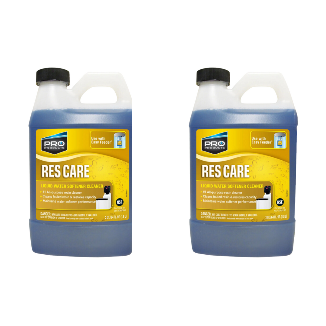 Rescare Water Softener Cleaner (Two (2) 64 oz Bottles) — Affordablewater.us